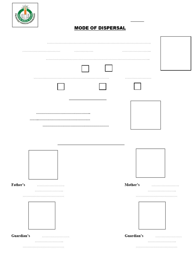 Mode of Dispersal 2025-26 (1) | PDF