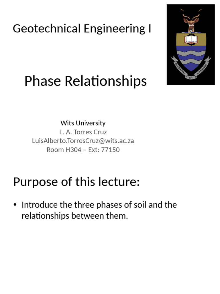 Phase Relationships | PDF | Soil | Phase (Matter)