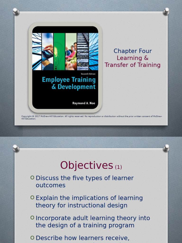 Chapter 4 - Transfer of Learning | PDF | Learning | Reinforcement