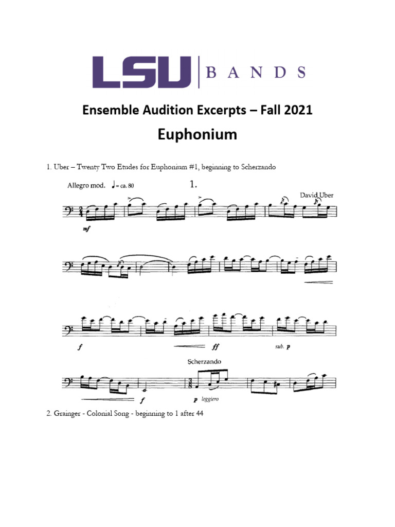 Fall21 Euphonium | PDF