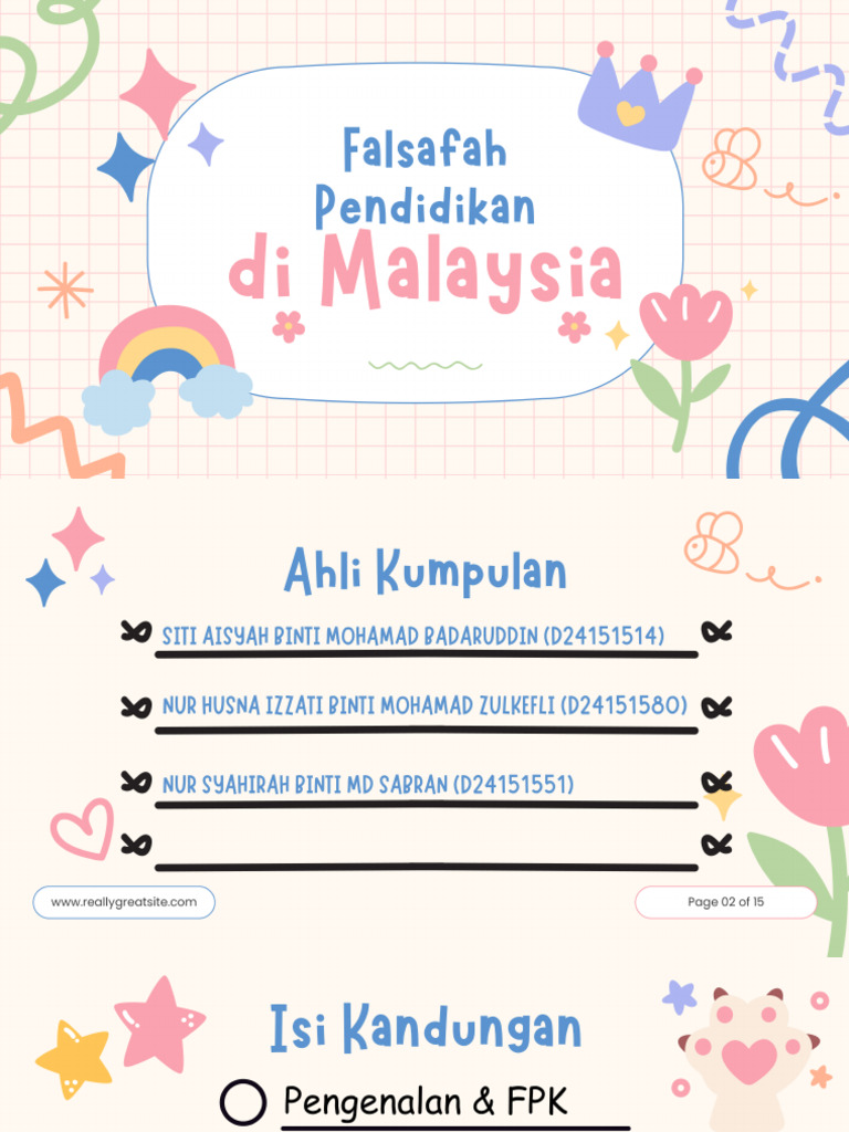 Falsafah Pendidikan Kebangsaan Pdf