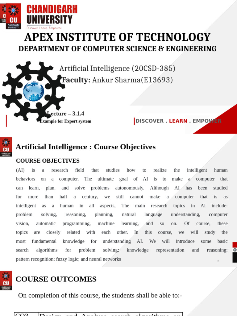 Lecture3.2.2 Unit3 - AI (Autosaved) | PDF | Artificial Intelligence | Intelligence (AI) & Semantics