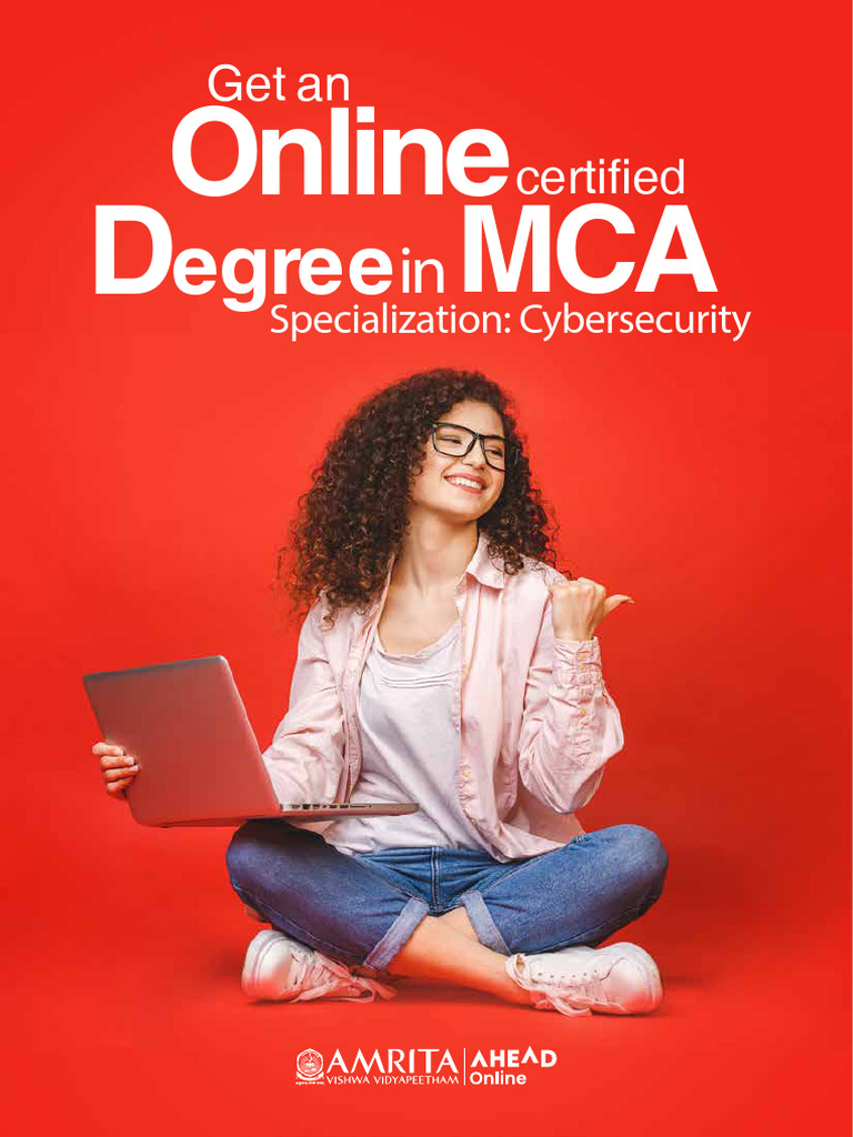 MCA Cyber Security Brochure - Amrita AHEAD Online Program | PDF | Computer Security | Security