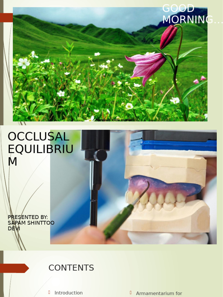 Occlusal Equilibration | PDF | Mouth | Dentistry Branches