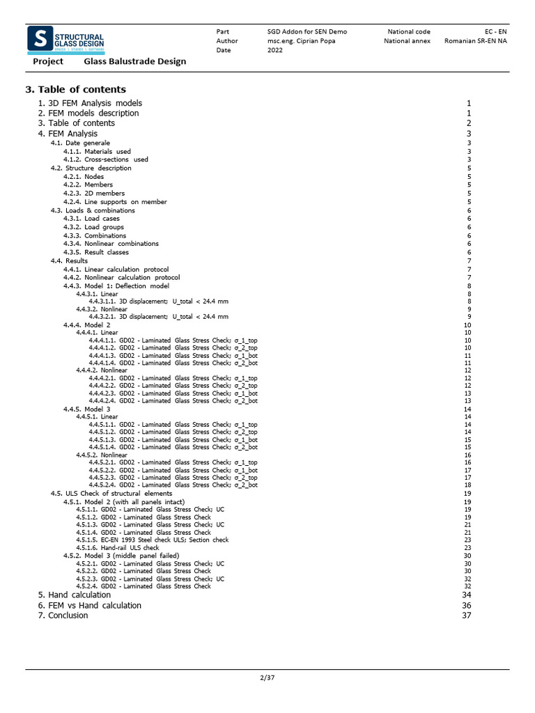 2 - PDFsam - Engineering Report | PDF | Analysis | Structural Engineering