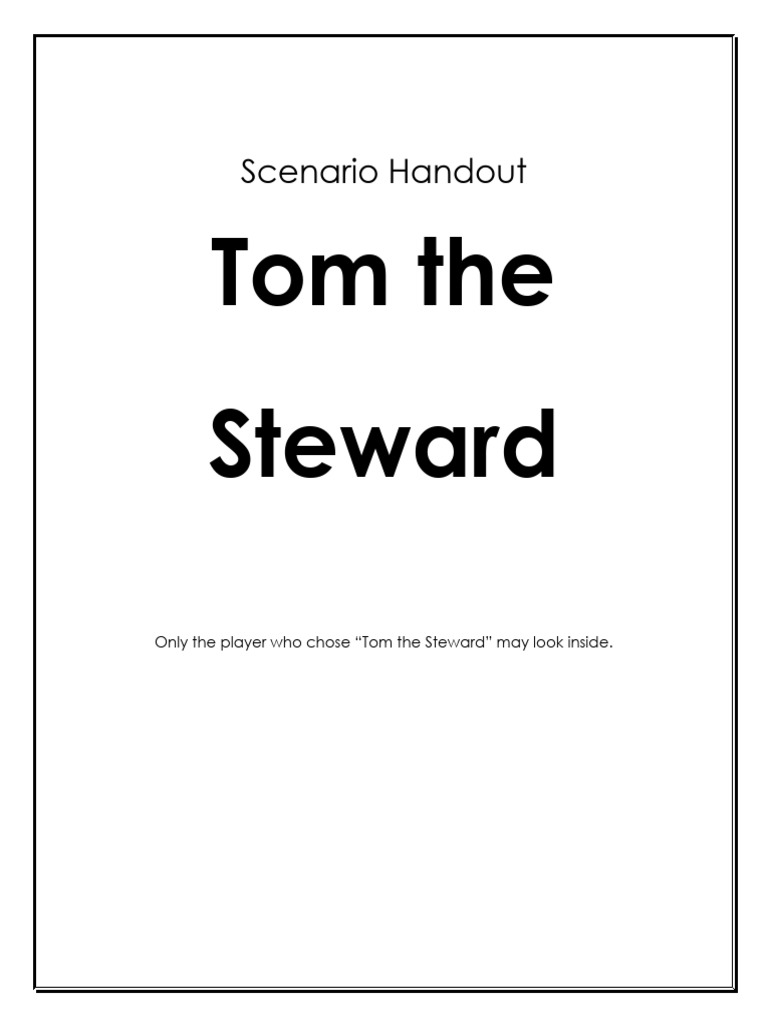 The Death of General Byrd Revised - HO4 - Tom The Steward | PDF
