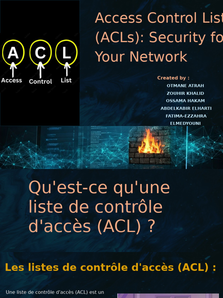 Gestion des ACL pour la sécurité réseau | PDF | Protocoles Internet ...