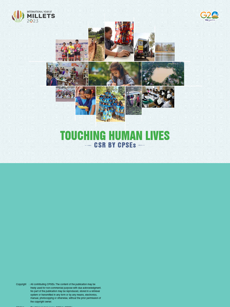 CSR Coffee Table Book 2023 Cpse | PDF | Corporate Social Responsibility ...