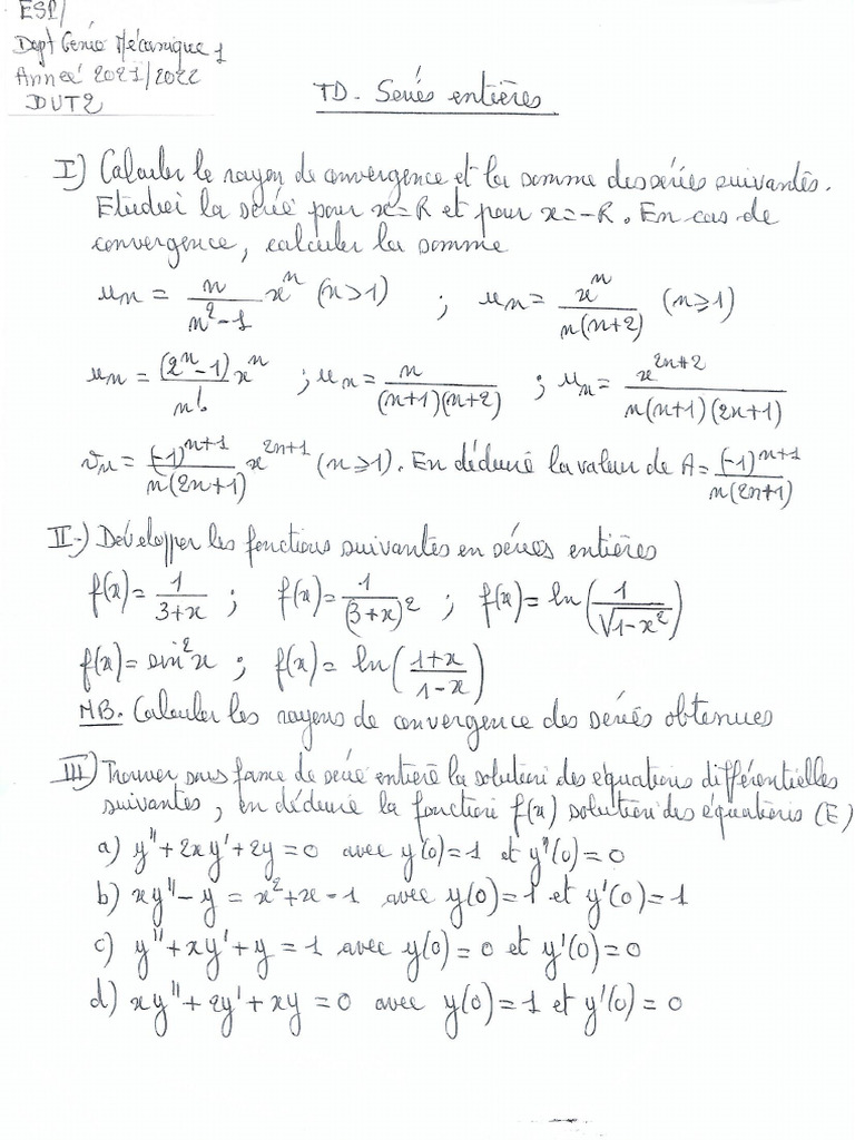 DUT2 2022-TD Series Entieres | PDF