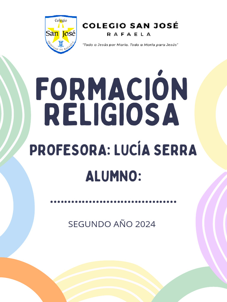 cuadernillo-2do-año-2024 | PDF | Confirmación | eucaristía