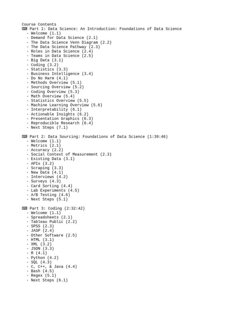 Learn Data Science Tutorial - Full Course For Beginners | PDF