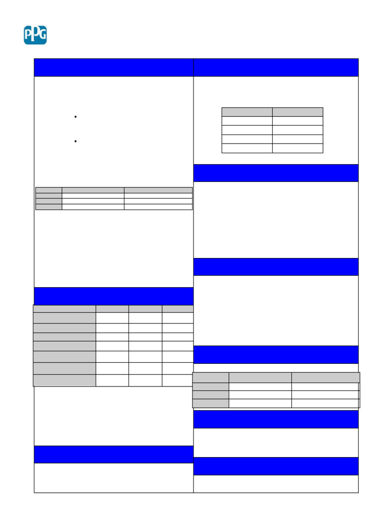 03W127A_PPG_17925 | PDF | Gallon | Paint