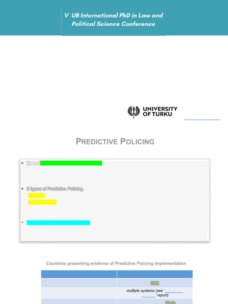 Myths and Narratives of Predictive Policing | PDF | Crimes | Crime & Violence