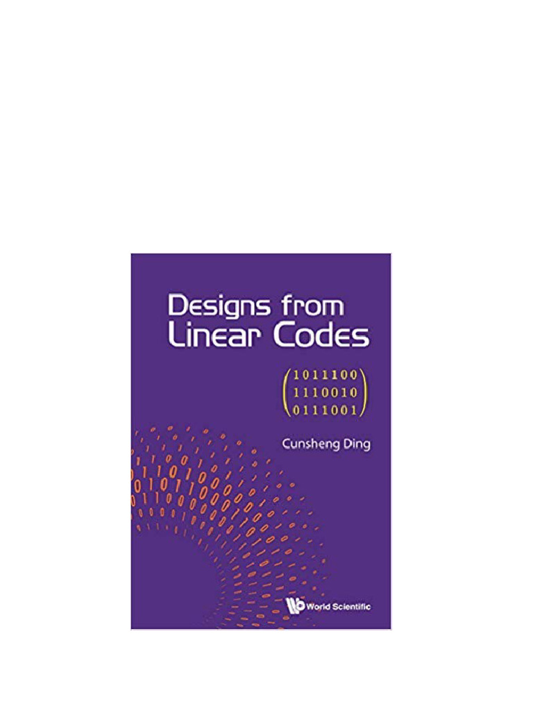 Designs from Linear Codes eBook PDF | PDF | Field (Mathematics ...
