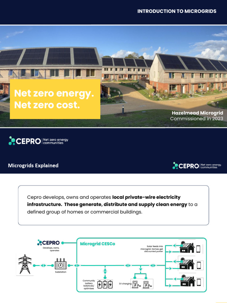 Cepro Presentation - Housebuilders | PDF | Distributed Generation ...