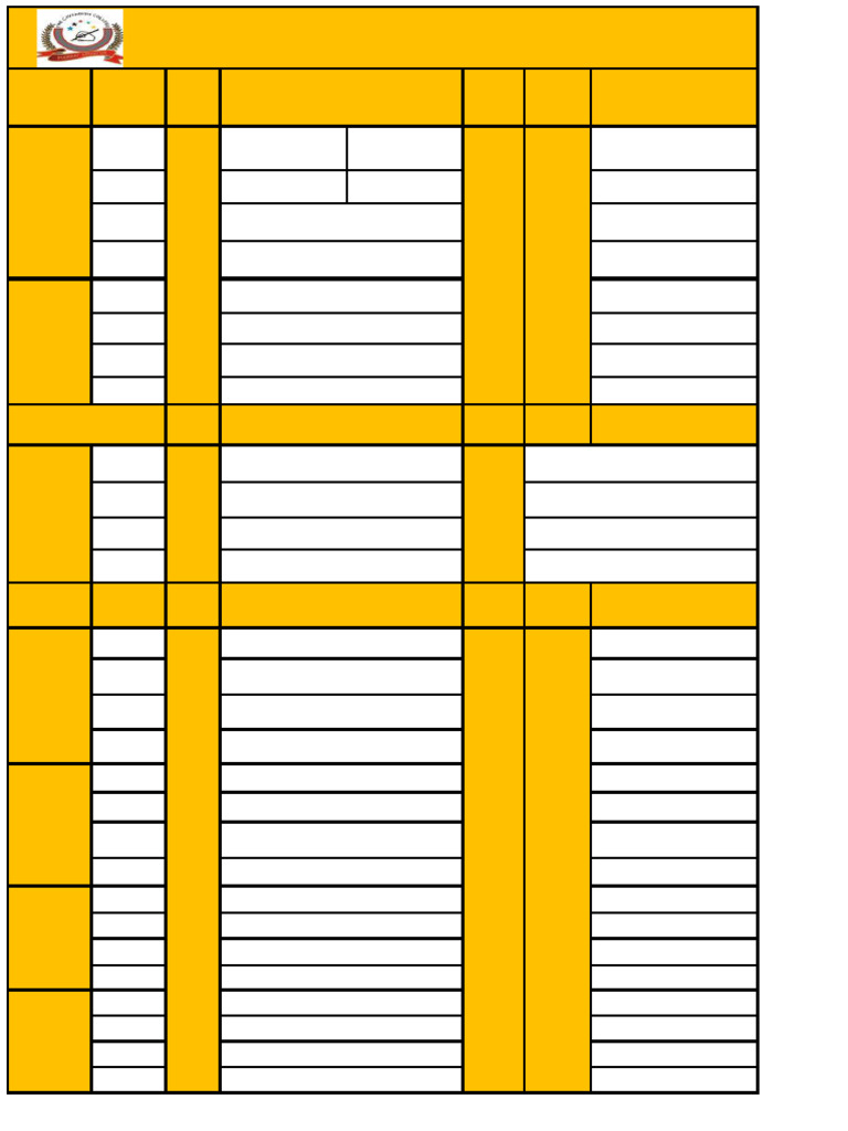 Term Two Exams Timetable | PDF
