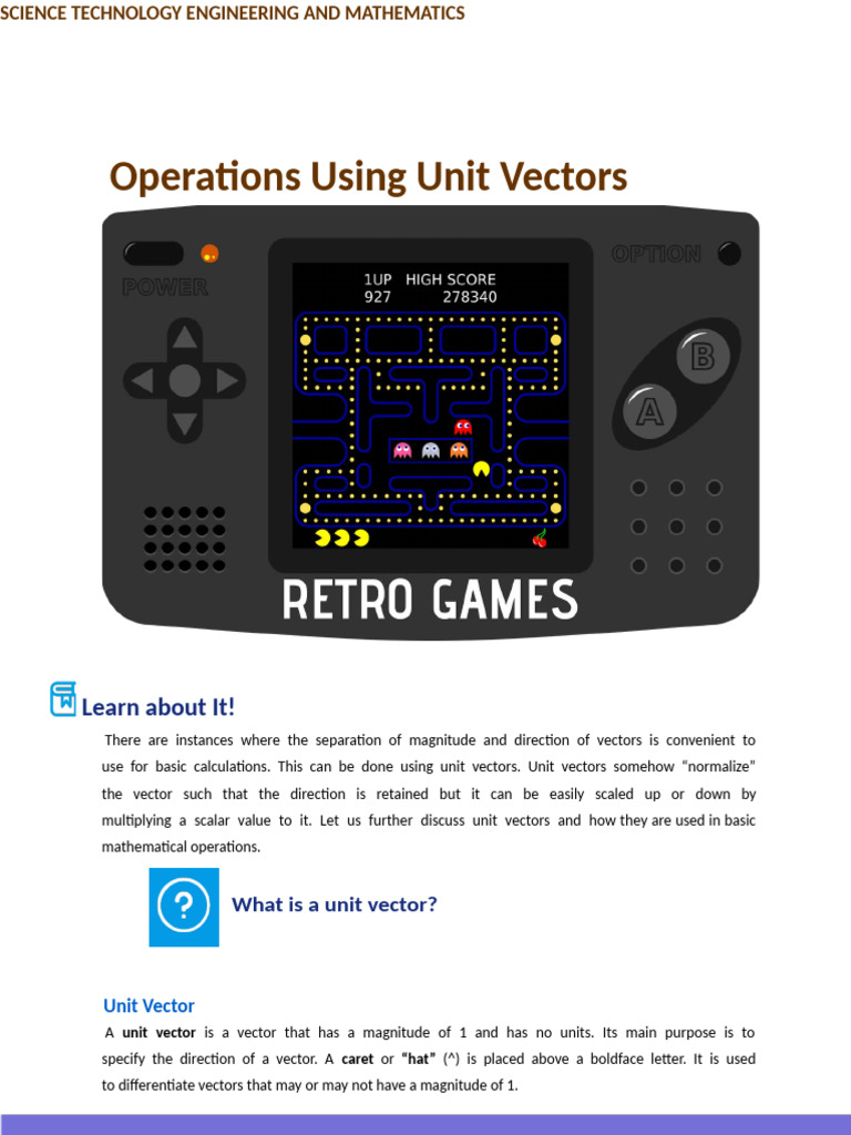 2ND QUARTER STEM MODULE | PDF | Euclidean Vector | Vector Space