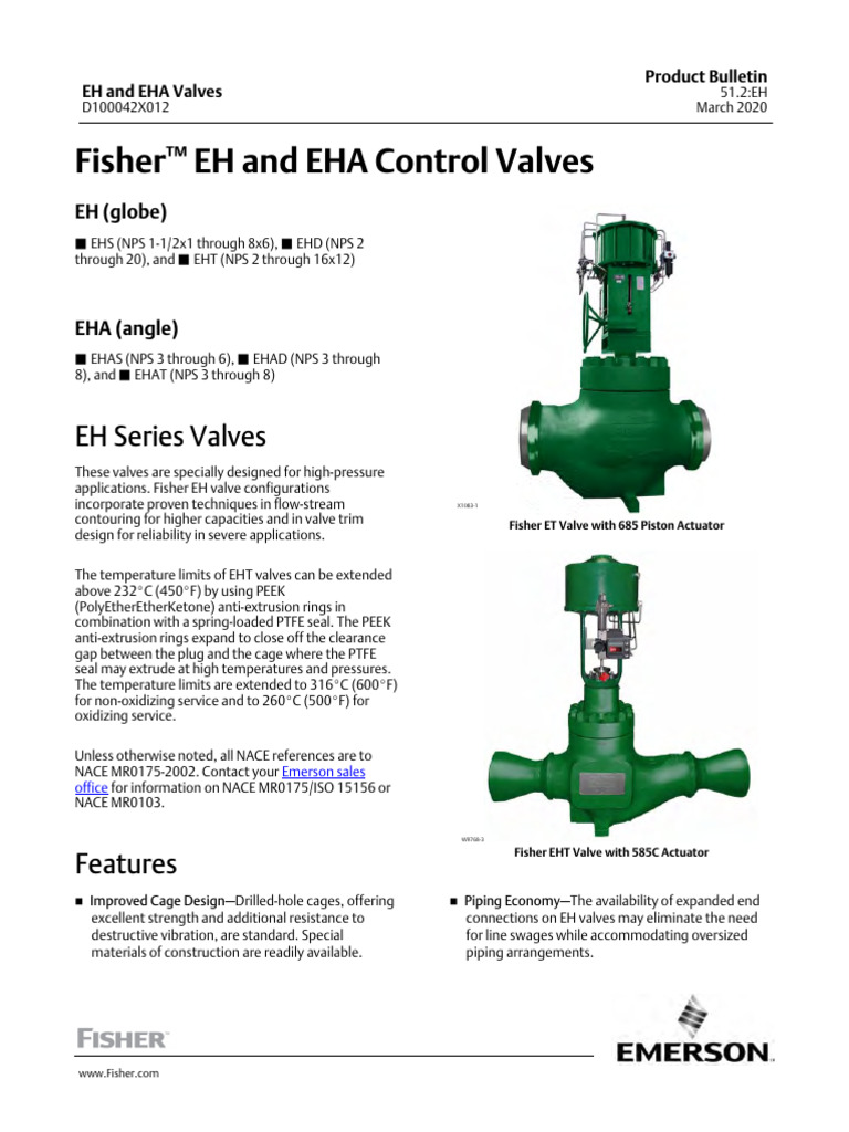 3- EH Catalogue | PDF | Valve | Mechanical Engineering