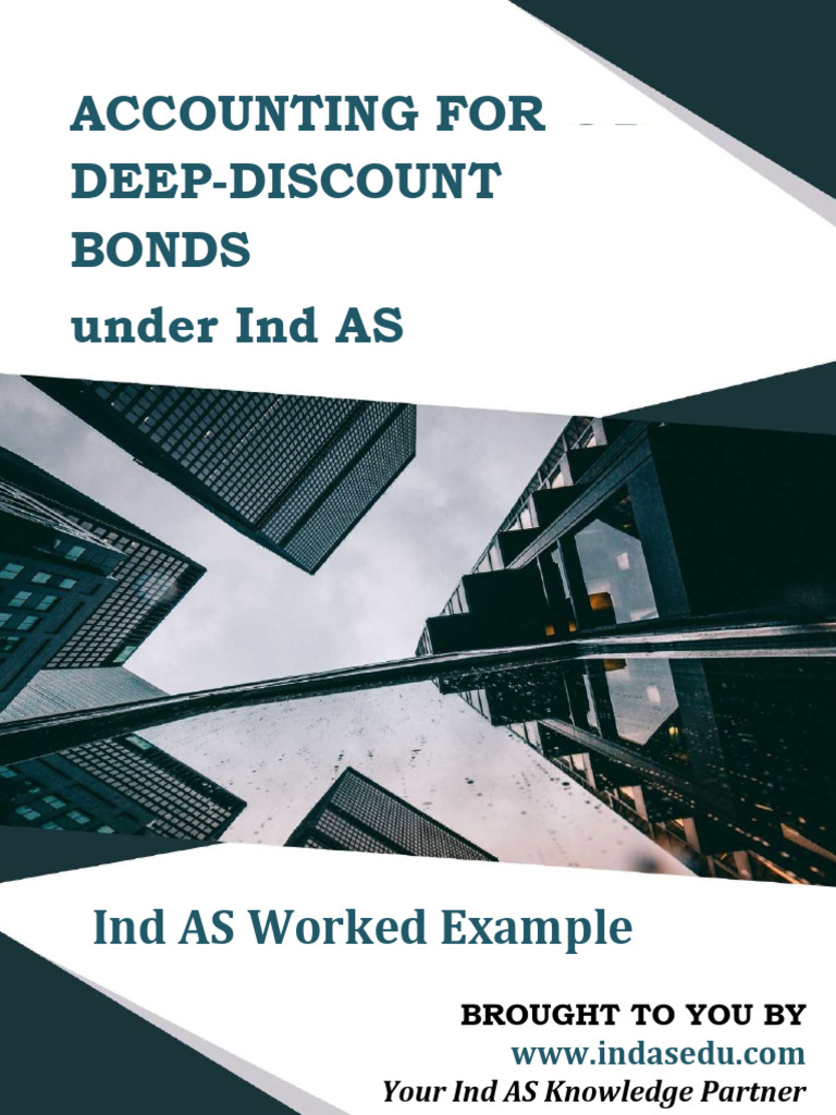Accounting For Deep-Discount Bonds Under Ind As | PDF | Bonds (Finance ...