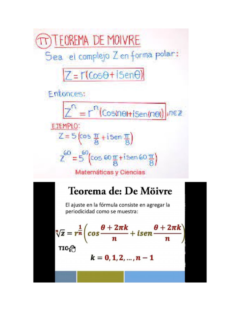 Teorema de Moivre (formula) | PDF