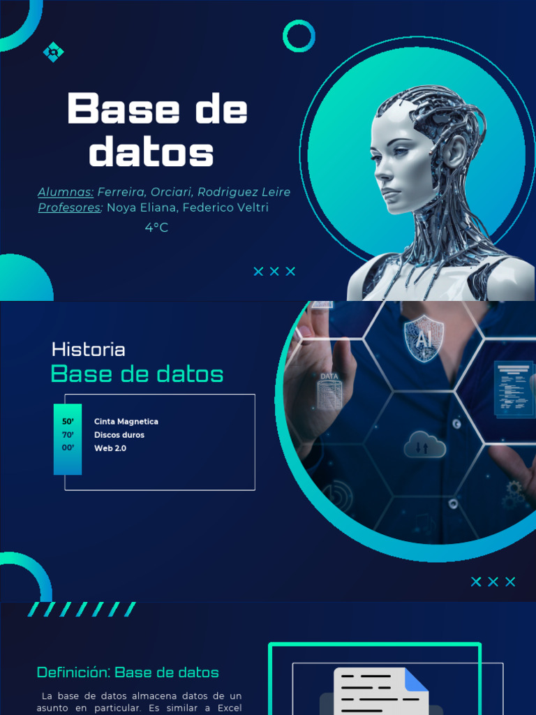 Tablas de Datos en Canva y Excel | PDF | Bases de datos | Datos de ...