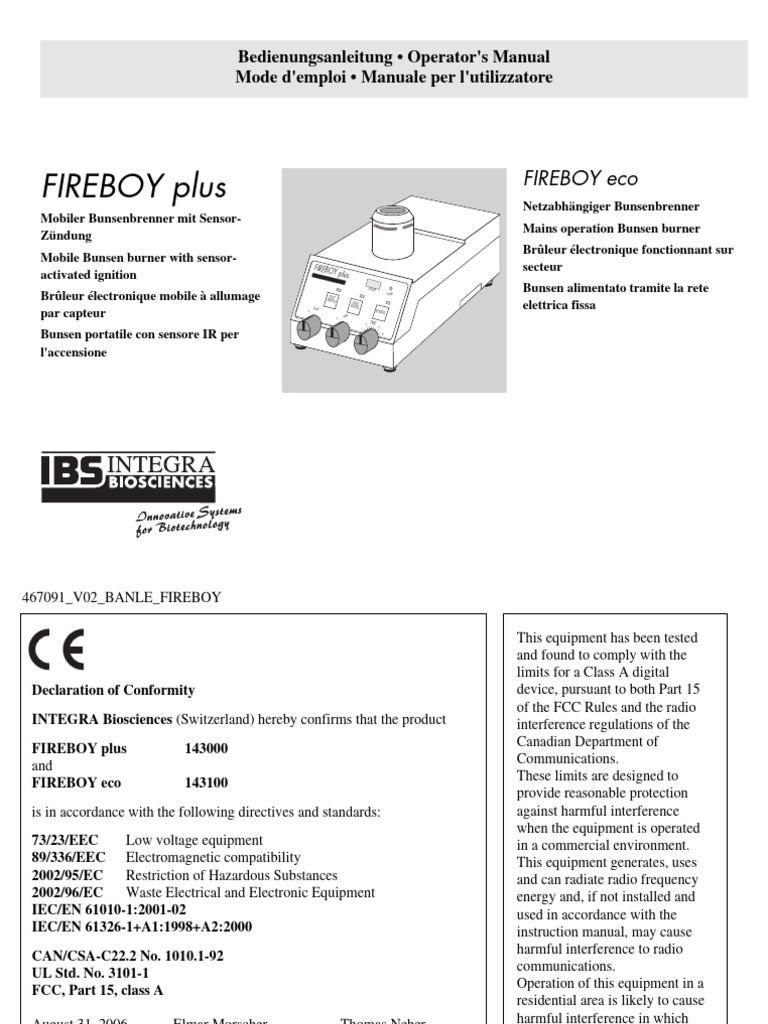 FireBoy IBS | PDF | Electromagnetic Interference | Radio