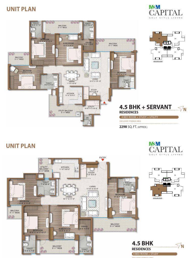 M3M Capital Residences Floor Plans | PDF