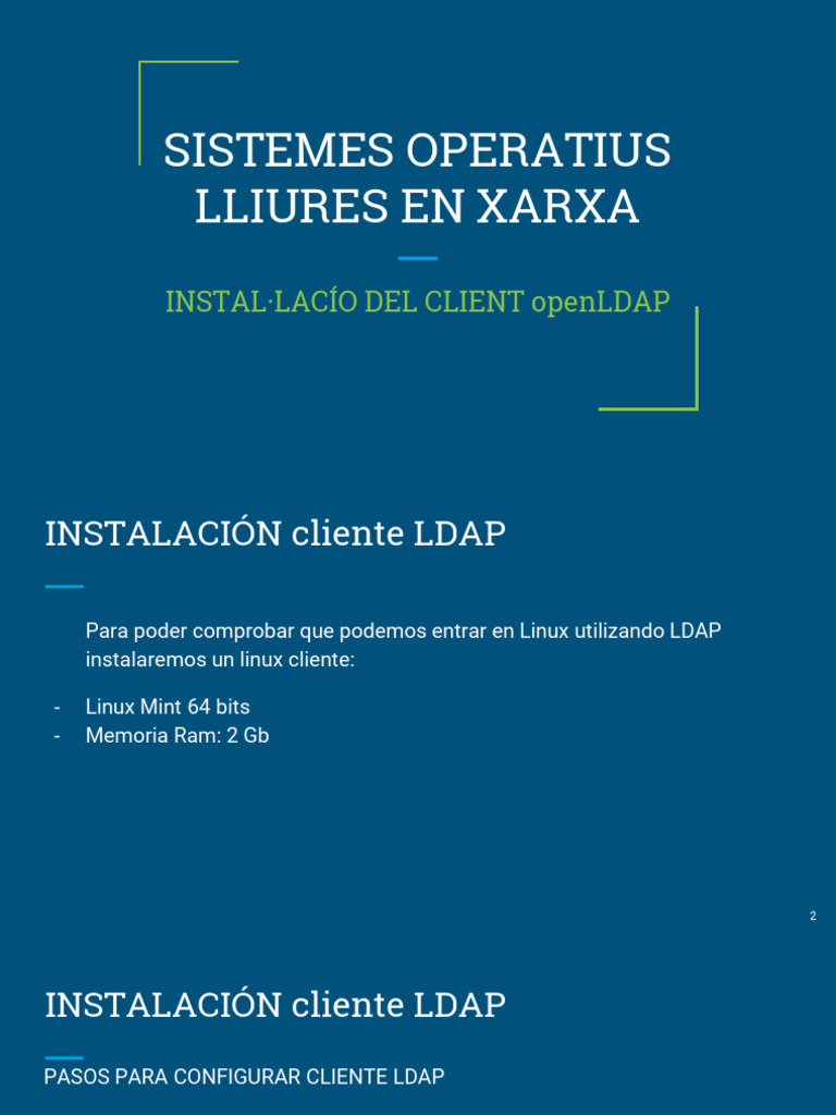 UF2-06-Cliente LDAP | PDF | Software del sistema | Red de arquitectura