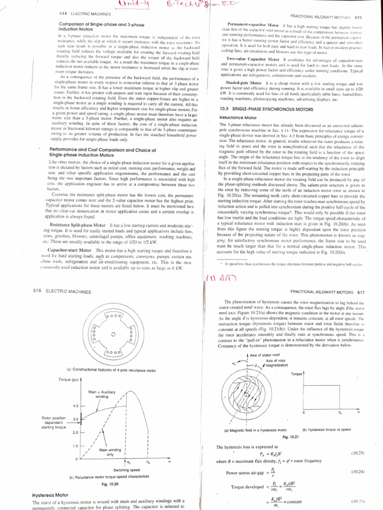 Single-Phase Induction Motors Overview | PDF | Electric Motor | Electricity