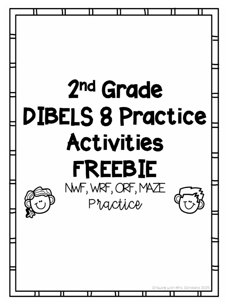 MCLASSDIBELS8Practice2ndGradeFREEBIENWFWRFORFMAZEActivities 1 | PDF