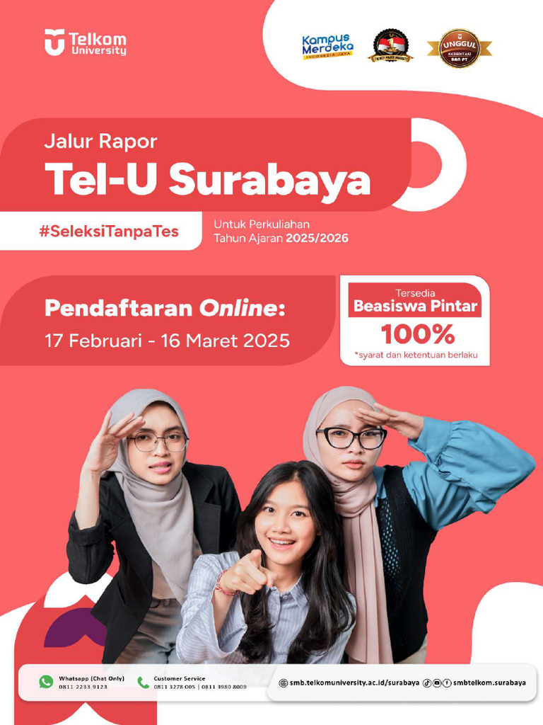 Brosur-Jalur-Telkom-University-Surabaya-2025 | PDF