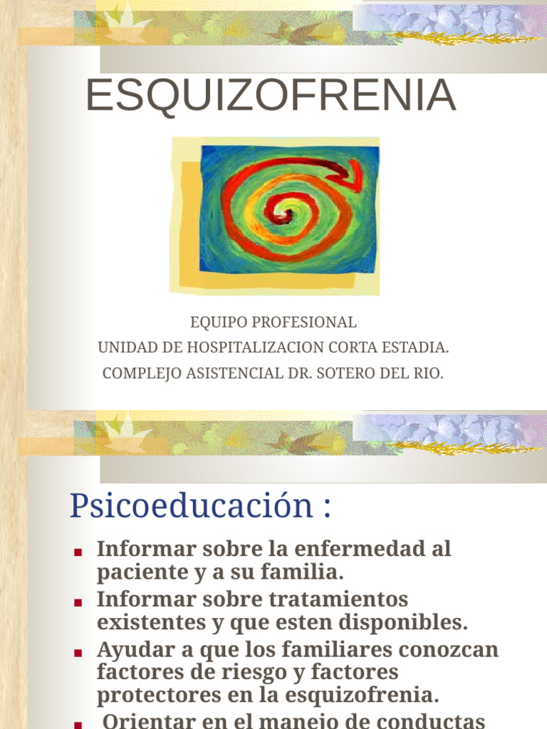 Esquizofrenia | PDF | Esquizofrenia | Alucinación
