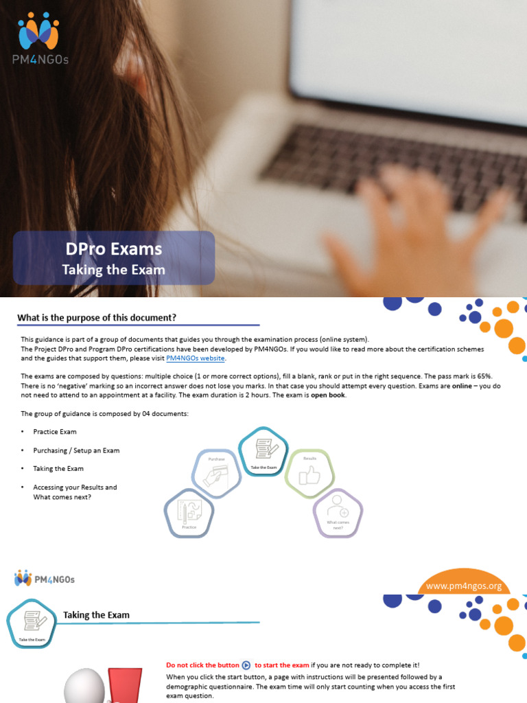 DPro Exam Process Guide | PDF | Password | Questionnaire