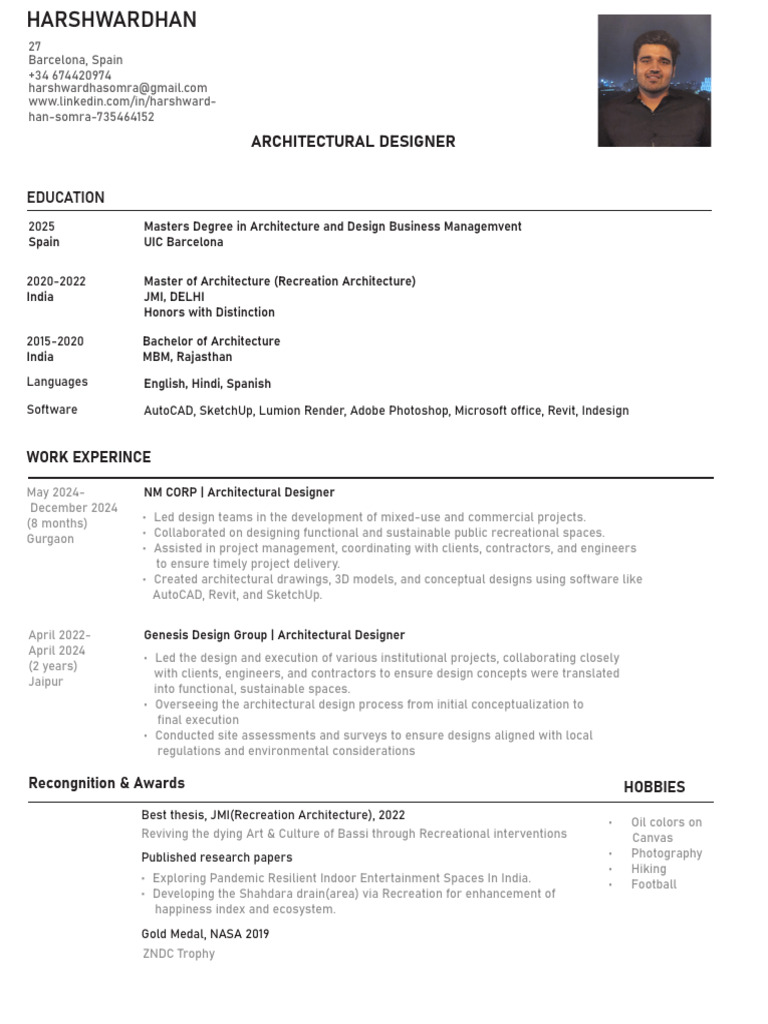 CV-Harshwardhan Revised (28-2-25) | PDF