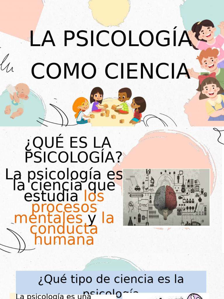 La Psicologia Como Ciencia - Nuevo | PDF