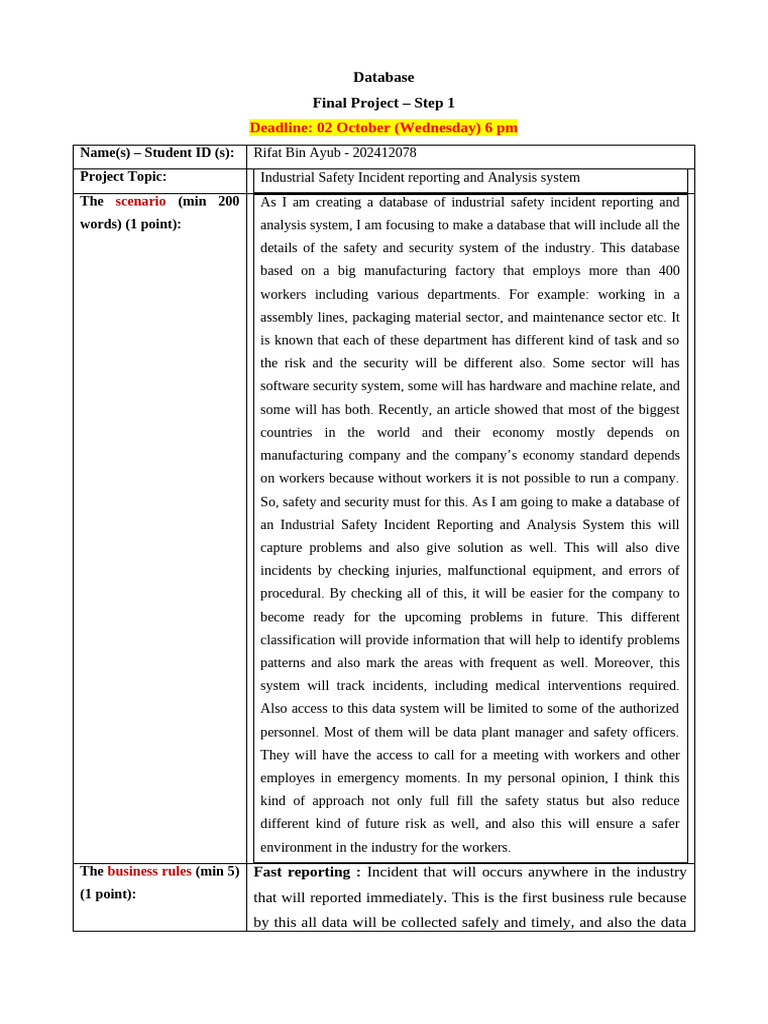 Industrial Safety Incident Database Project | PDF | Computer Security ...