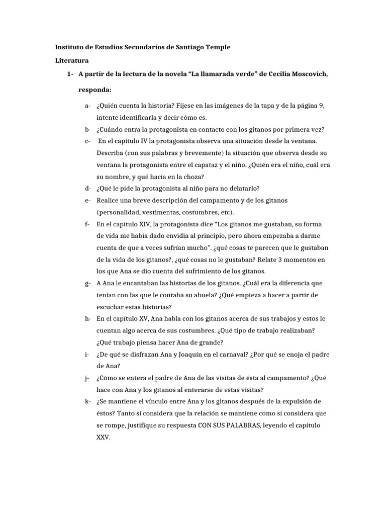 La Llamarada Verde | PDF