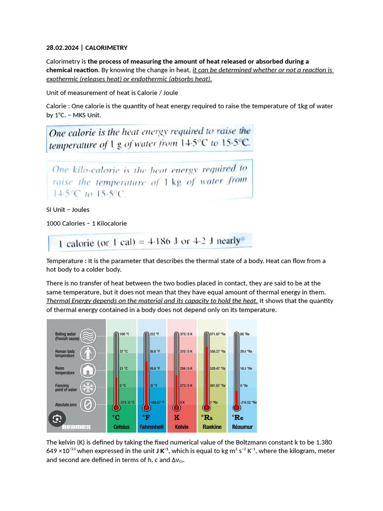 Understanding Calorimetry and Heat Transfer | PDF | Celsius | Latent Heat