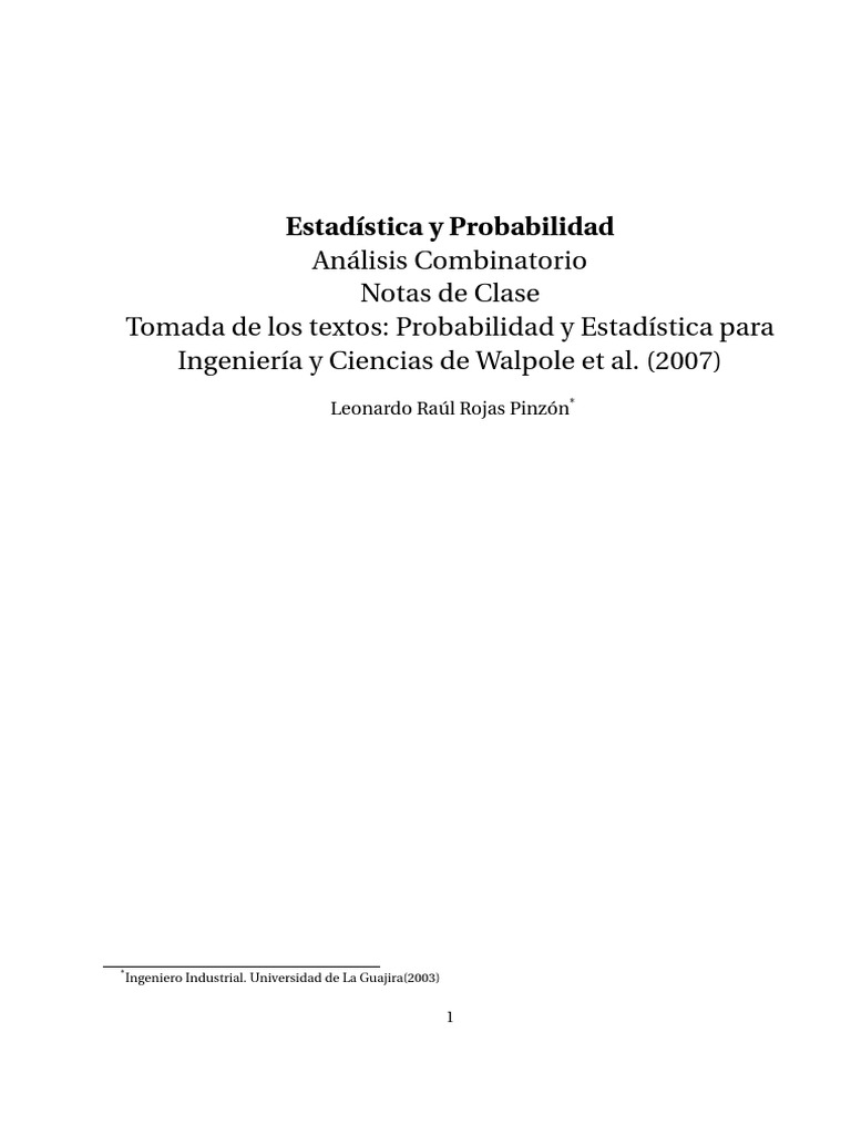 2 An Lisis Combinatorio | PDF | Permutación | Matemáticas