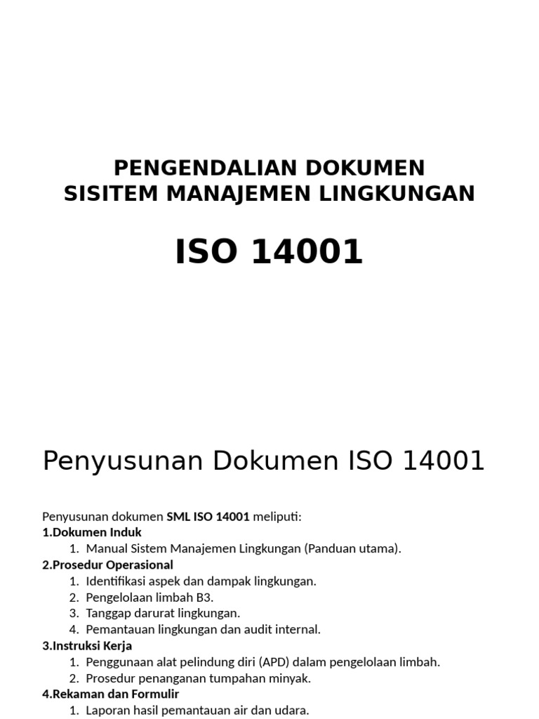 Bahan Kuliah Ke 6 SML Jenis Dokumen Dan Pengendalian Dokumen | PDF