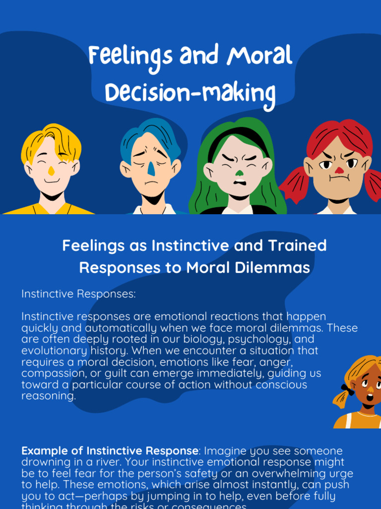 Emotions On Decision Making | PDF | Empathy | Morality