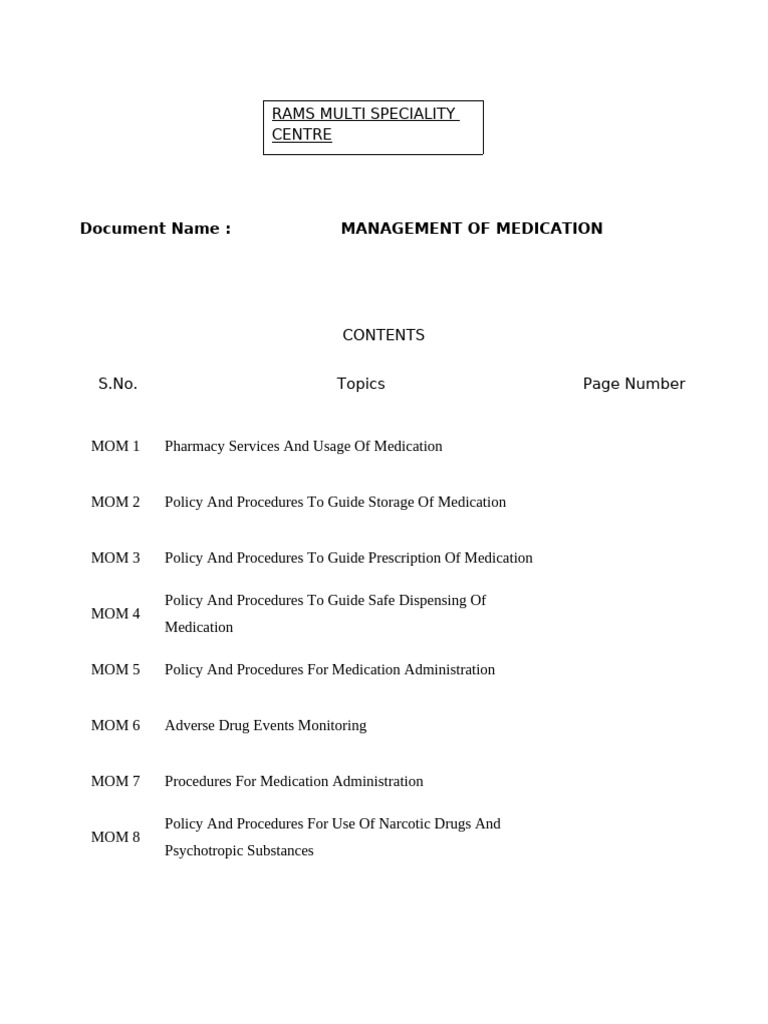 Medication Management Guidelines | PDF | Medical Prescription | Pharmacy