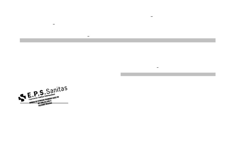 Eps Sanitas Incapacidad Solano Guerrero Evilin Kains | PDF