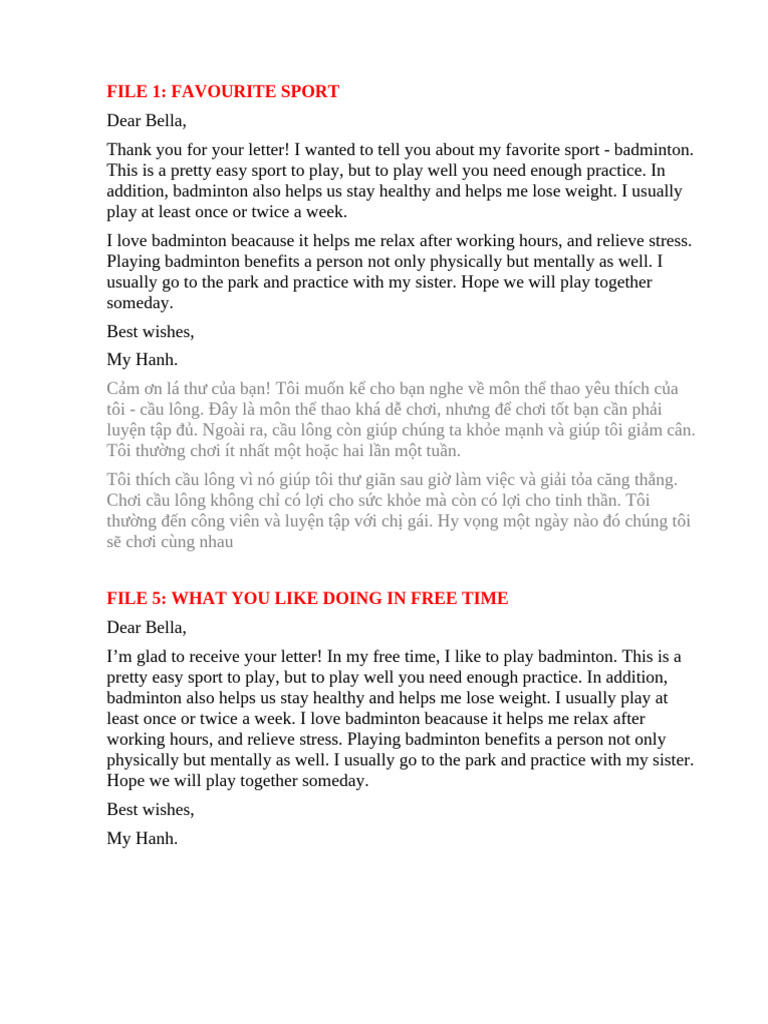 Bài viết TA3 | PDF