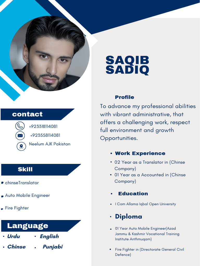 CV Saqib PDF | PDF