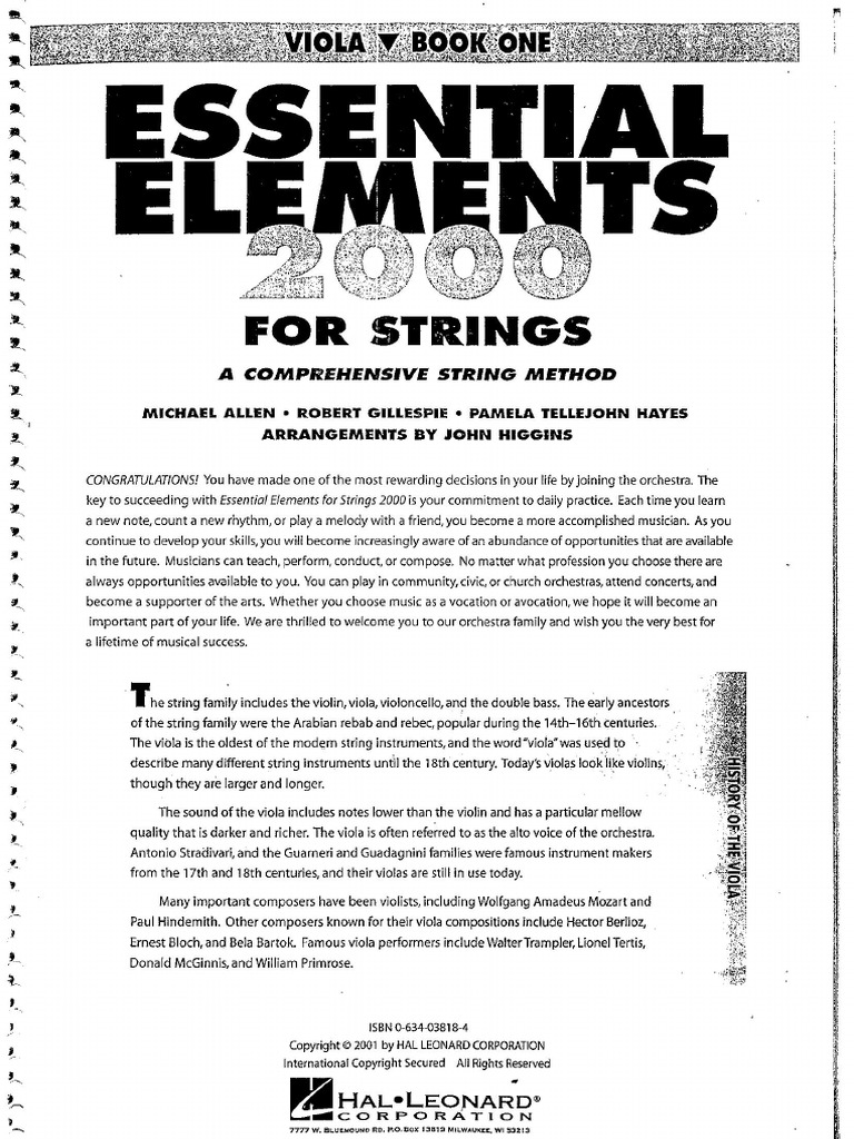 Essential - Viola | PDF