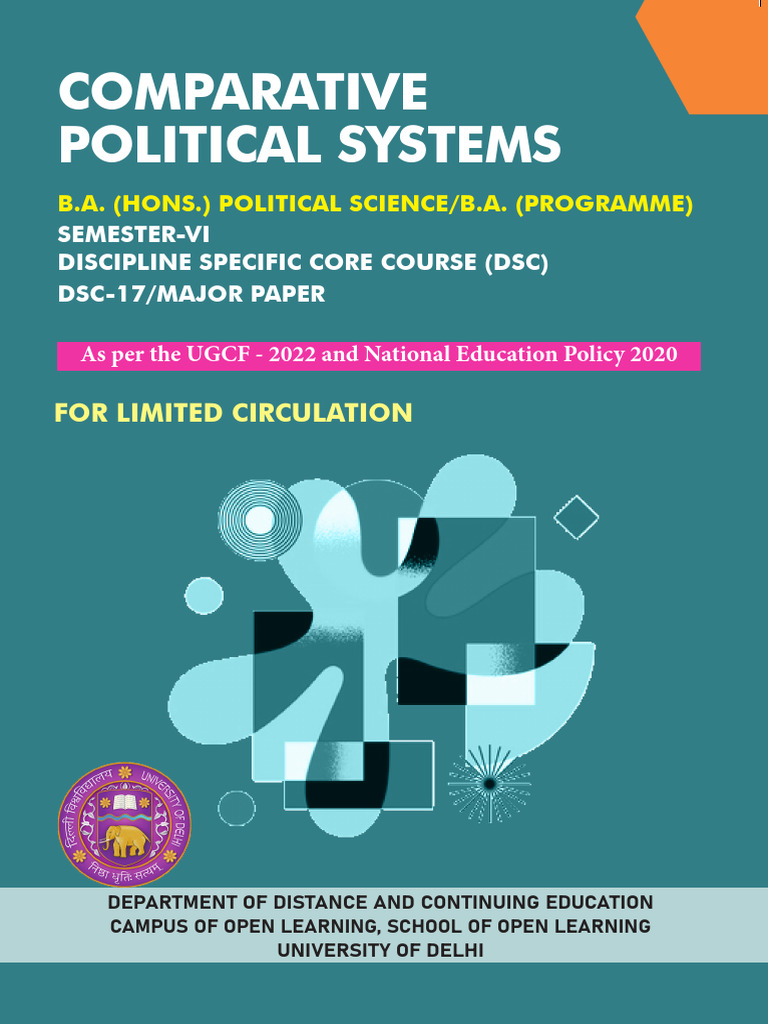Comparative Political System | PDF | Voting | Elections