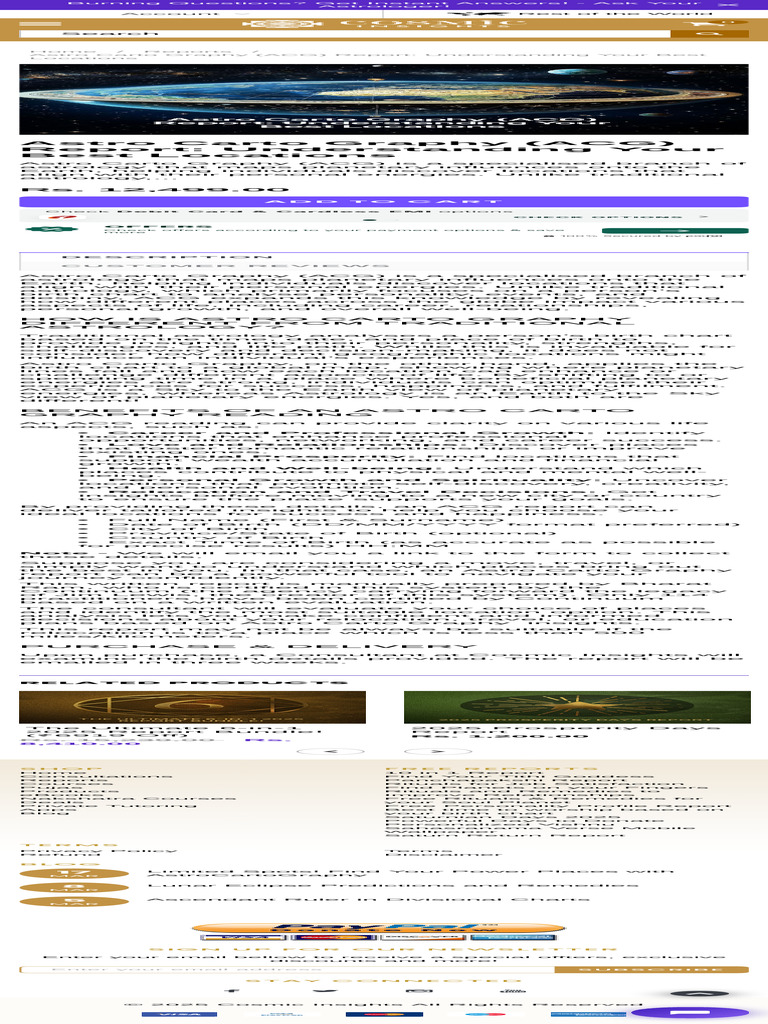 Astro Carto Graphy (ACG) Report Understanding Your Best Locations ...