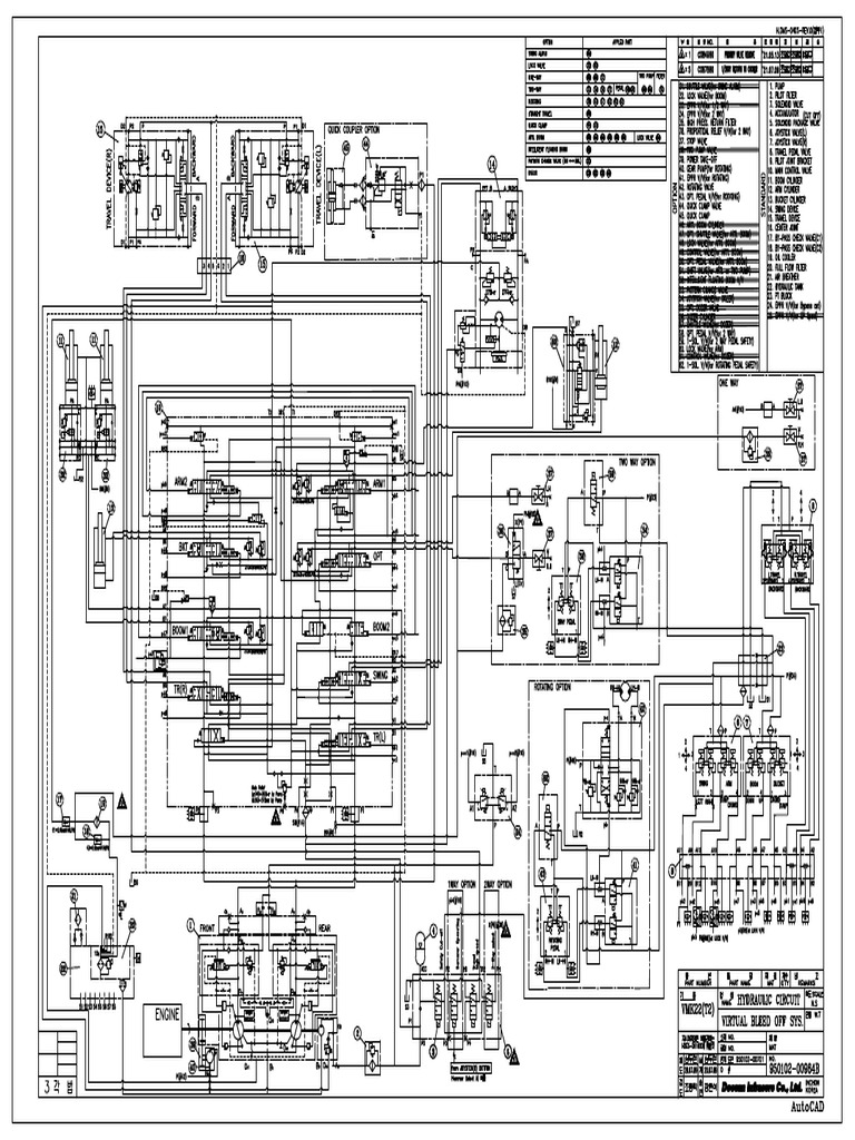 DX225LCA-7M Hyd Circuit (Updated Version) | PDF