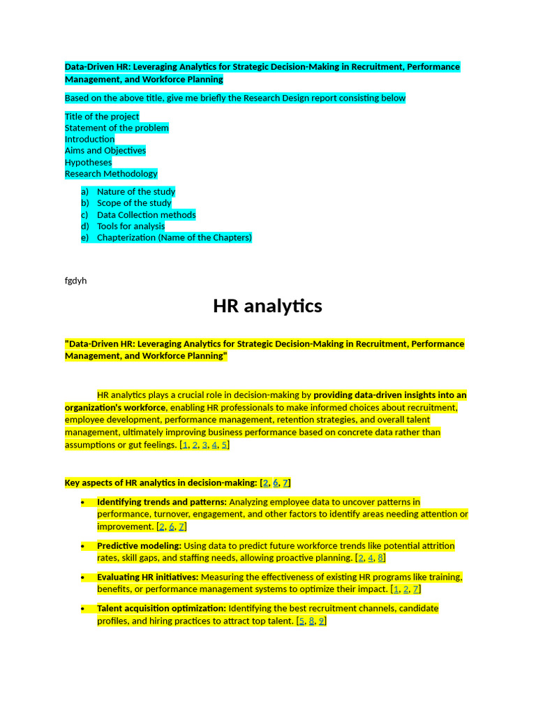 HR analytics | PDF | Analytics | Employee Retention